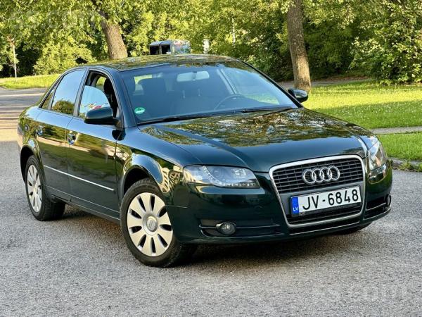 Zaļš Audi A4 2006 Jelgava, ar dzinēja tilpumu 1.90 L un nobraukumu 281 tūkst. km par 2750 €, foto 4 vietnē AUTOMOTO.COM.LV