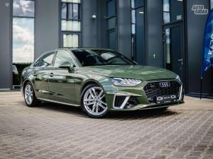 Green Audi A4 2023 in Marijampole, with an engine capacity of 2.00 L and mileage of 40 thousand km for 29950 €, photo  on AUTOMOTO.COM.LV
