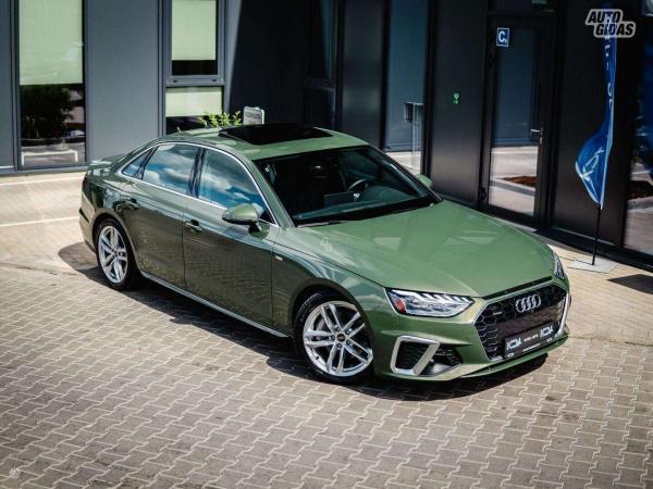 Green Audi A4 2023 in Marijampole, with an engine capacity of 2.00 L and mileage of 40 thousand km for 29950 €, photo 3 on AUTOMOTO.COM.LV