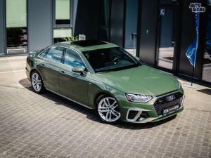 Green Audi A4 2023 in Marijampole, with an engine capacity of 2.00 L and mileage of 40 thousand km for 29950 €, photo 4 on AUTOMOTO.COM.LV