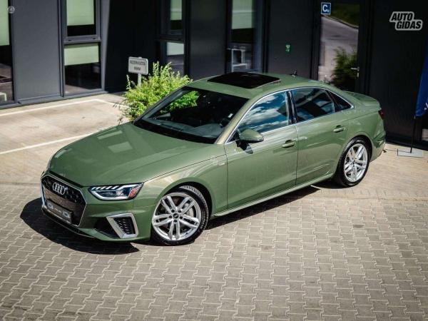 Green Audi A4 2023 in Marijampole, with an engine capacity of 2.00 L and mileage of 40 thousand km for 29950 €, photo 5 on AUTOMOTO.COM.LV