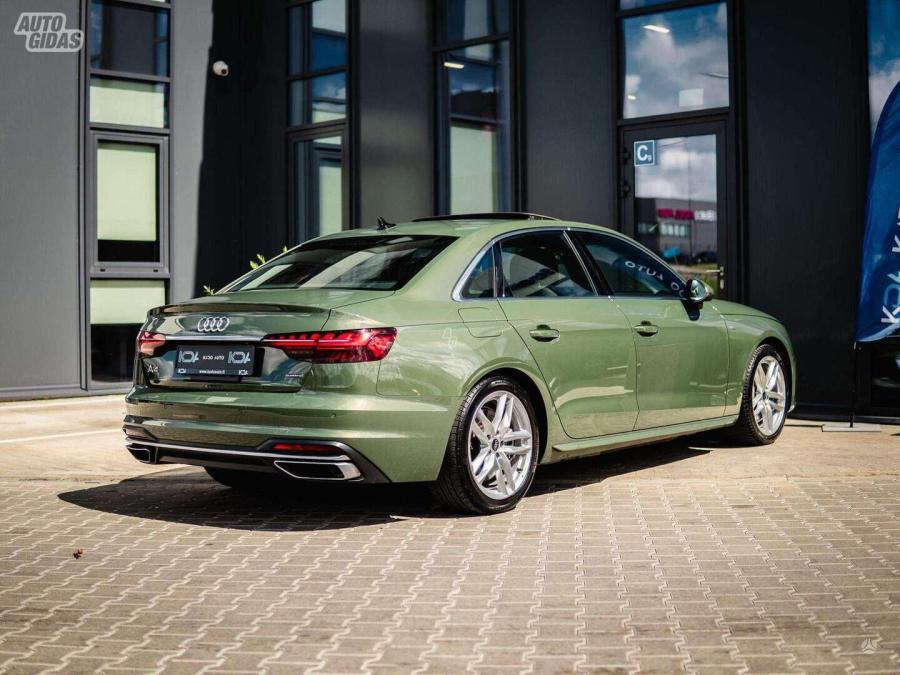Green Audi A4 2023 in Marijampole, with an engine capacity of 2.00 L and mileage of 40 thousand km for 29950 €, photo 10 on AUTOMOTO.COM.LV