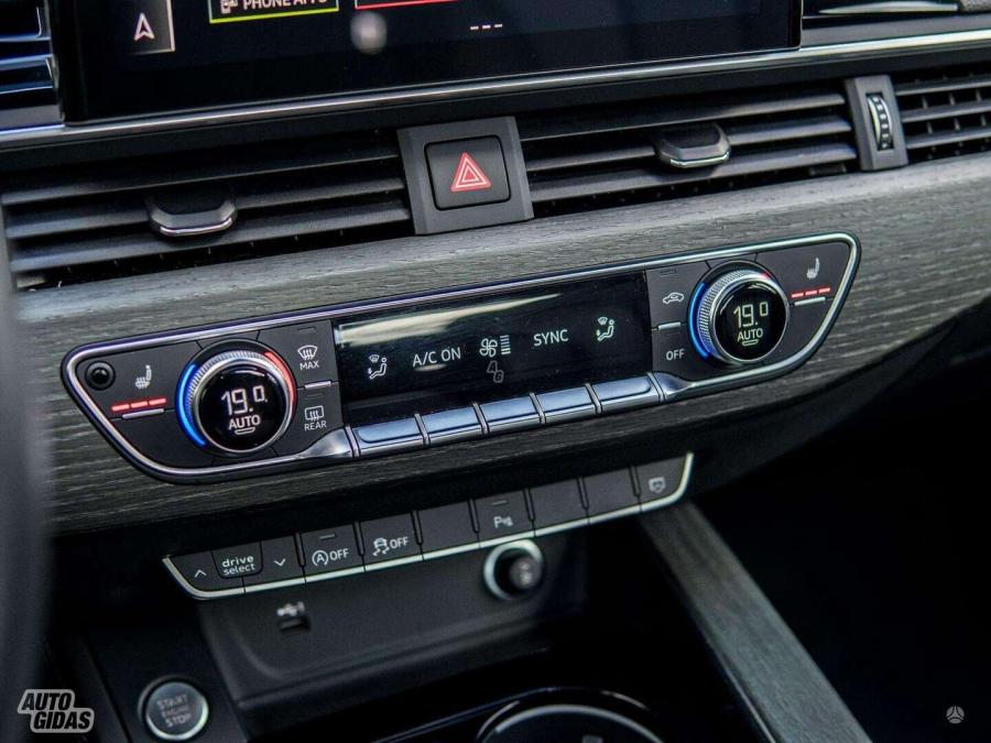 Green Audi A4 2023 in Marijampole, with an engine capacity of 2.00 L and mileage of 40 thousand km for 29950 €, photo 21 on AUTOMOTO.COM.LV