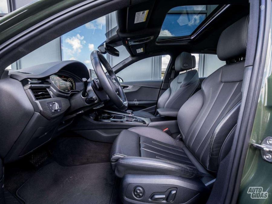 Green Audi A4 2023 in Marijampole, with an engine capacity of 2.00 L and mileage of 40 thousand km for 29950 €, photo 24 on AUTOMOTO.COM.LV
