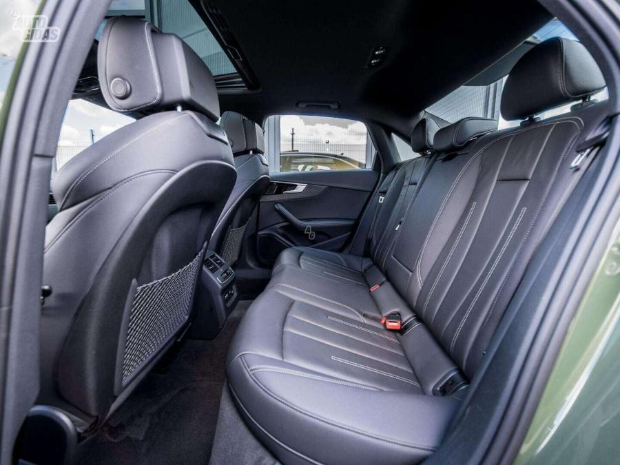 Green Audi A4 2023 in Marijampole, with an engine capacity of 2.00 L and mileage of 40 thousand km for 29950 €, photo 33 on AUTOMOTO.COM.LV