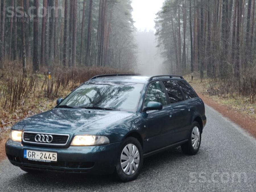 Green Audi A4 1996 in Cesis, with an engine capacity of 1.80 L and mileage of 342 thousand km for 3250 €, photo 1 on AUTOMOTO.COM.LV