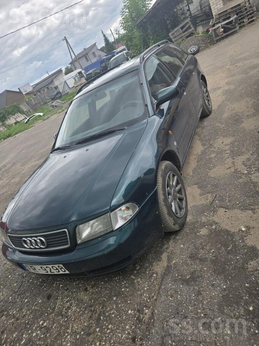 Green Audi A4 1996 in Daugavpils, with an engine capacity of 1.90 L and mileage of 552 thousand km for 1400 €, photo 1 on AUTOMOTO.COM.LV