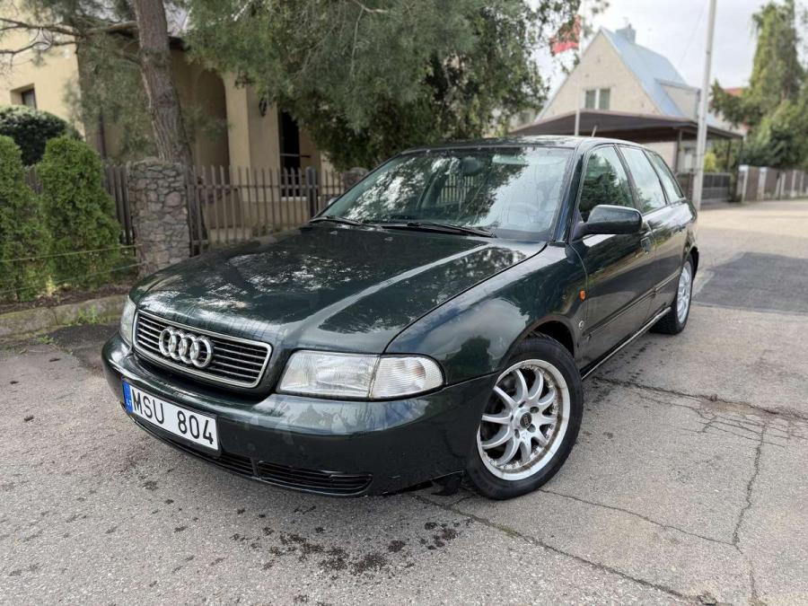 Zaļš Audi A4 1996 Kauņa, ar dzinēja tilpumu 1.90 L un nobraukumu 385 tūkst. km par 1250 €, foto 1 vietnē AUTOMOTO.COM.LV