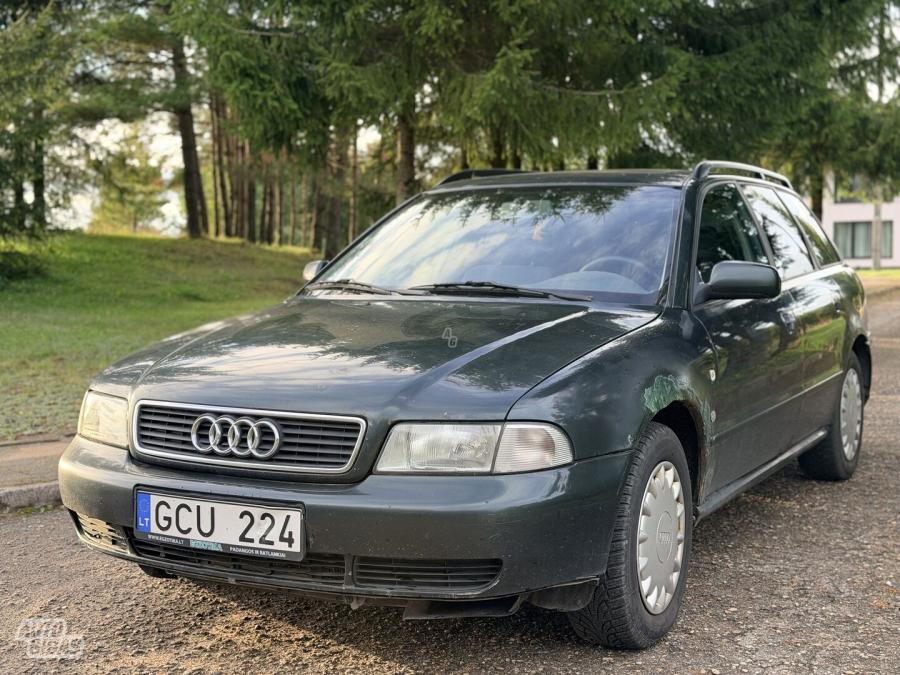 Green Audi A4 1996 in Utena, with an engine capacity of 1.90 L and mileage of 326 thousand km for 450 €, photo 3 on AUTOMOTO.COM.LV