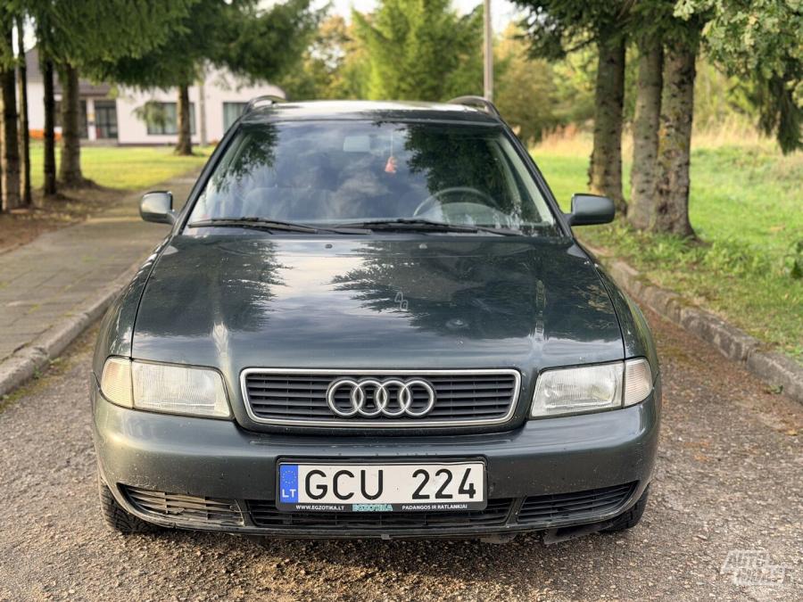 Green Audi A4 1996 in Utena, with an engine capacity of 1.90 L and mileage of 326 thousand km for 450 €, photo 4 on AUTOMOTO.COM.LV
