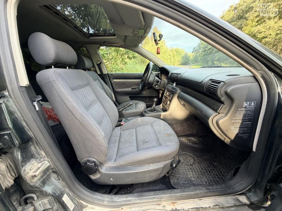 Green Audi A4 1996 in Utena, with an engine capacity of 1.90 L and mileage of 326 thousand km for 450 €, photo 14 on AUTOMOTO.COM.LV