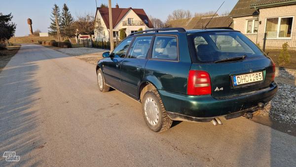 Green Audi A4 1997 in Vilkaviskis, with an engine capacity of 1.90 L and mileage of 336 thousand km for 1300 €, photo 5 on AUTOMOTO.COM.LV