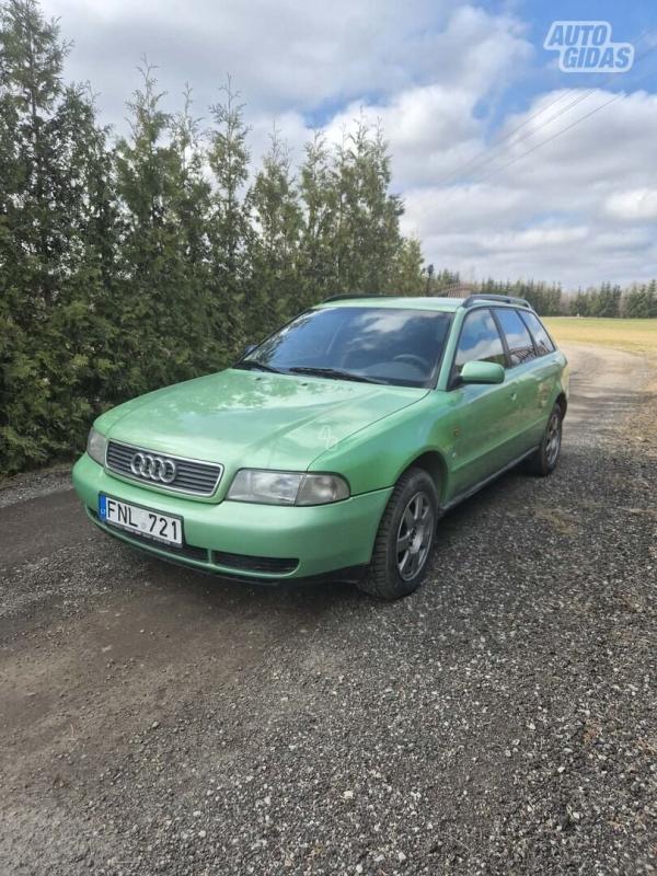 Green Audi A4 1997 in Vievis, with an engine capacity of 1.90 L and mileage of 435 thousand km for 1050 €, photo 2 on AUTOMOTO.COM.LV