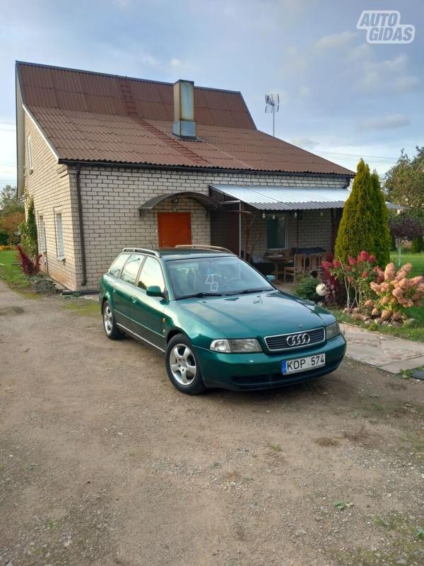 Green Audi A4 1997 in Kaunas, with an engine capacity of 1.90 L and mileage of 280 thousand km for 1550 €, photo 1 on AUTOMOTO.COM.LV