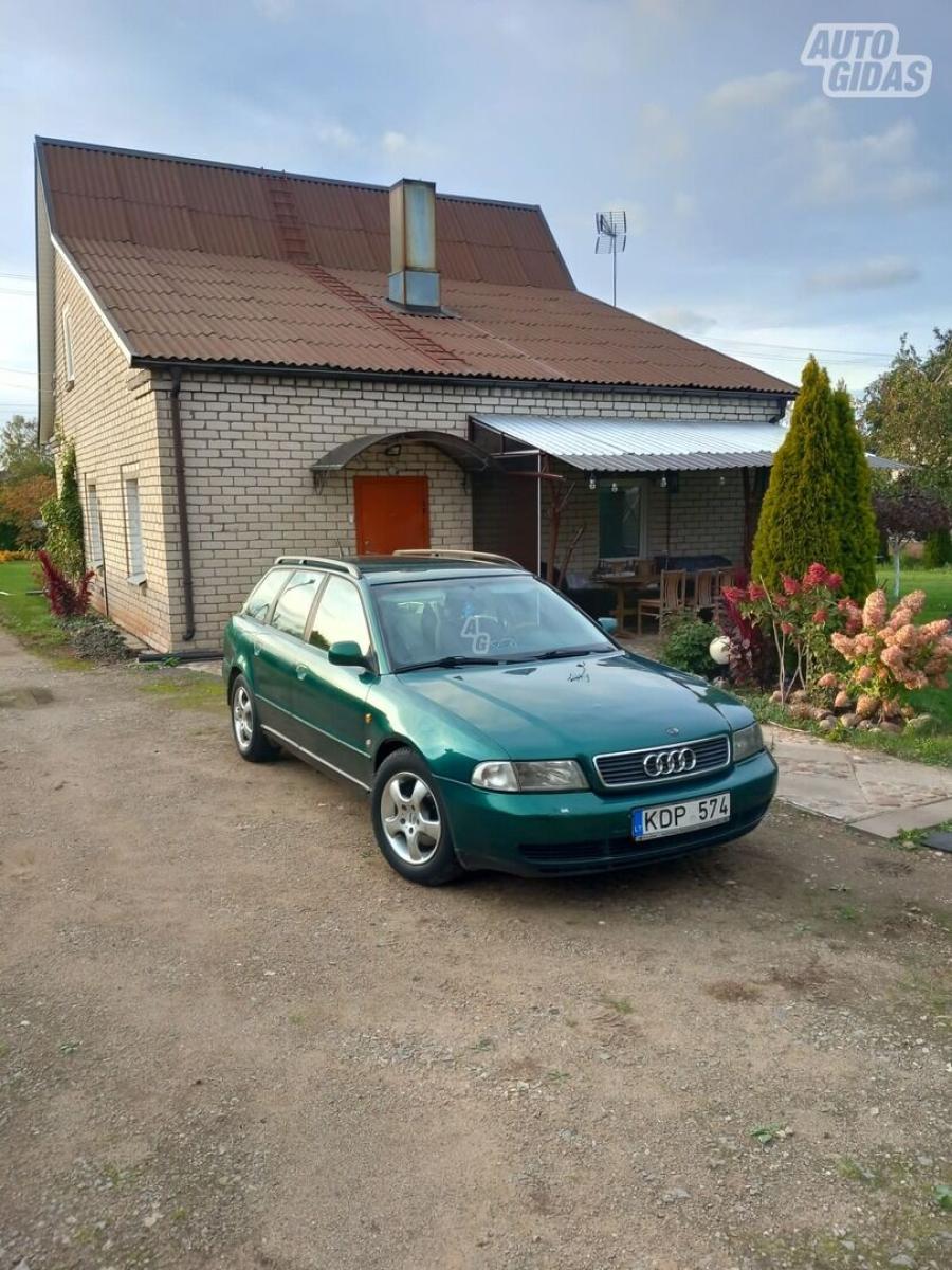 Zaļš Audi A4 1997 Kauņa, ar dzinēja tilpumu 1.90 L un nobraukumu 280 tūkst. km par 1550 €, foto 1 vietnē AUTOMOTO.COM.LV