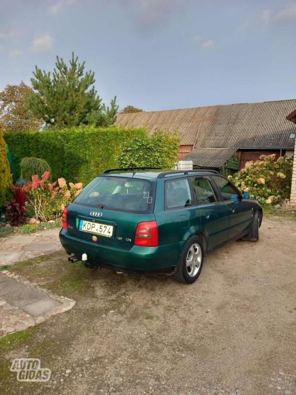 Green Audi A4 1997 in Kaunas, with an engine capacity of 1.90 L and mileage of 280 thousand km for 1550 €, photo 2 on AUTOMOTO.COM.LV