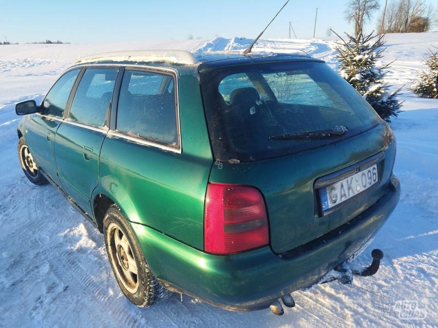 Green Audi A4 1999 in Ignalina, with an engine capacity of 1.90 L and mileage of 461 thousand km for 550 €, photo 4 on AUTOMOTO.COM.LV