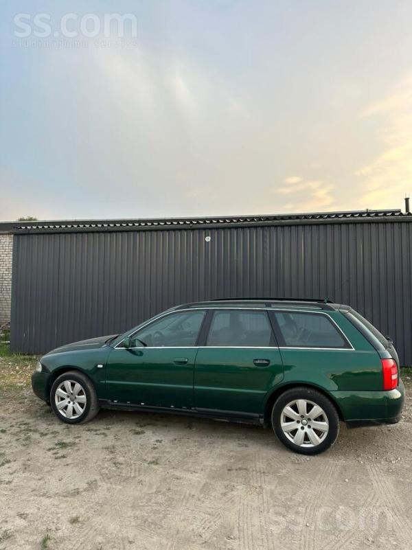 Green Audi A4 1999 in Jelgava, with an engine capacity of 2.50 L and mileage of 342 thousand km for 1450 €, photo 5 on AUTOMOTO.COM.LV