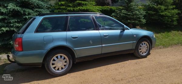 Green Audi A4 1999 in Marijampole, with an engine capacity of 1.90 L and mileage of 339 thousand km for 1400 €, photo 3 on AUTOMOTO.COM.LV