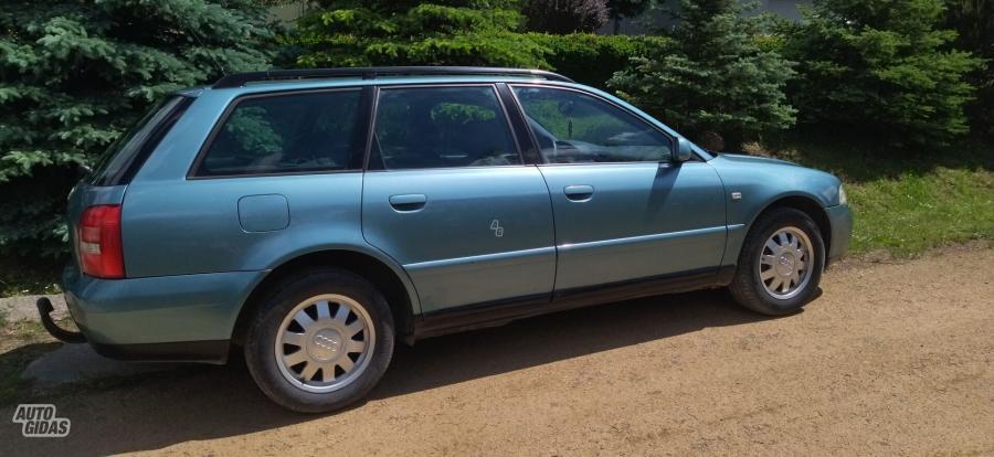 Zaļš Audi A4 1999 Marijampole, ar dzinēja tilpumu 1.90 L un nobraukumu 339 tūkst. km par 1400 €, foto 4 vietnē AUTOMOTO.COM.LV