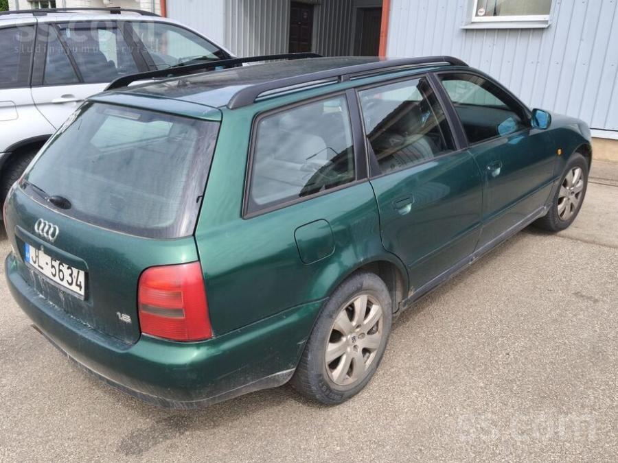 Zaļš Audi A4 1999 Daugavpils, ar dzinēja tilpumu 1.80 L un nobraukumu 336 tūkst. km par 850 €, foto 5 vietnē AUTOMOTO.COM.LV