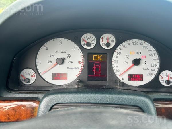 Зеленый Ауди А4 1999 в Елгава, объемом двигателя 1.90 л и пробегом 334 тыс. км за 3500 €, фото 8 на AUTOMOTO.COM.LV
