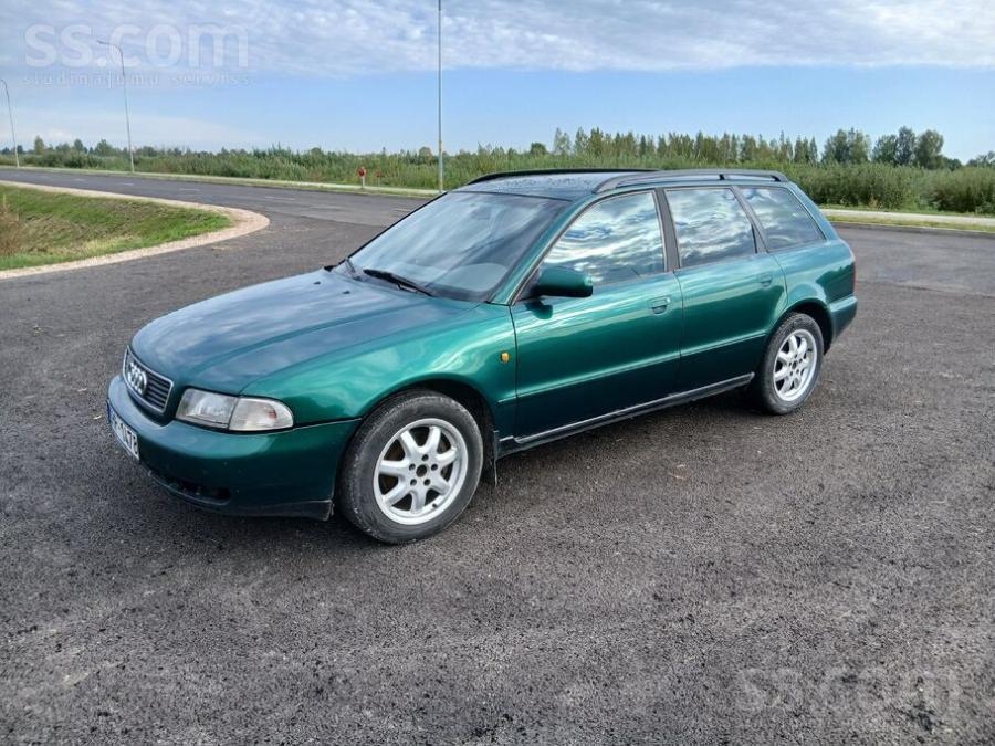 Zaļš Audi A4 1999 Jelgava, ar dzinēja tilpumu 1.90 L un nobraukumu 509 tūkst. km par 950 €, foto 1 vietnē AUTOMOTO.COM.LV