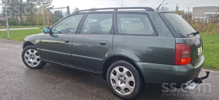 Green Audi A4 1999 in Daugavpils, with an engine capacity of 1.90 L and mileage of 388 thousand km for 1050 €, photo 13 on AUTOMOTO.COM.LV