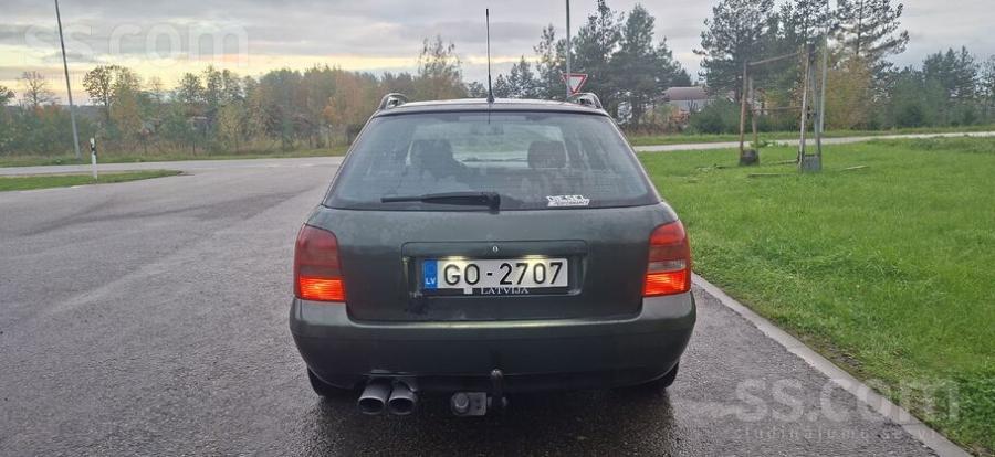 Green Audi A4 1999 in Daugavpils, with an engine capacity of 1.90 L and mileage of 388 thousand km for 1050 €, photo 14 on AUTOMOTO.COM.LV