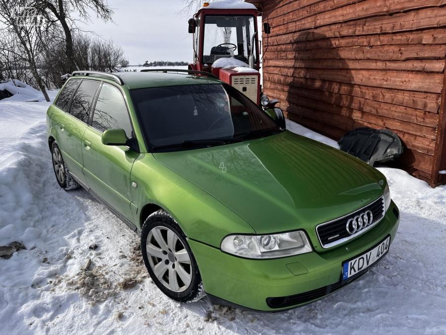 Green Audi A4 2000 in Ukmerge, with an engine capacity of 1.90 L and mileage of 430 thousand km for 2350 €, photo 1 on AUTOMOTO.COM.LV