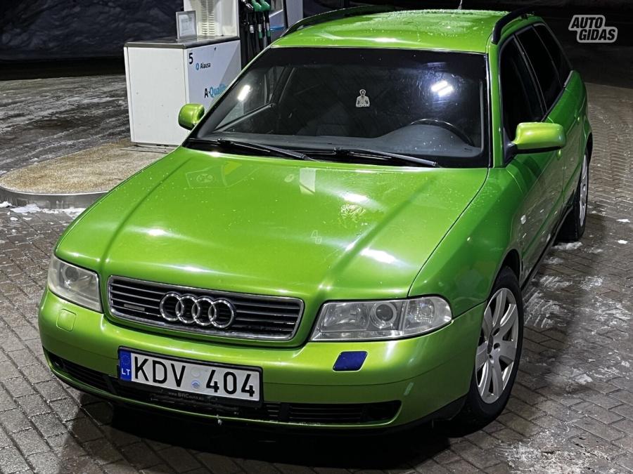 Green Audi A4 2000 in Ukmerge, with an engine capacity of 1.90 L and mileage of 430 thousand km for 2350 €, photo 6 on AUTOMOTO.COM.LV