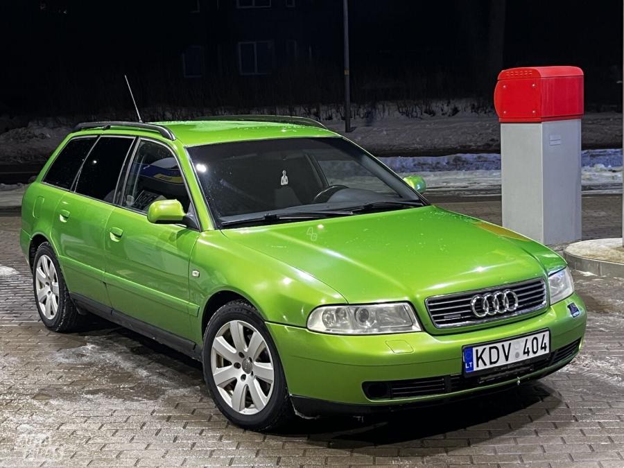 Green Audi A4 2000 in Ukmerge, with an engine capacity of 1.90 L and mileage of 430 thousand km for 2350 €, photo 9 on AUTOMOTO.COM.LV