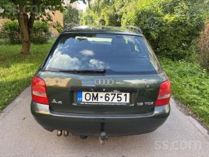Green Audi A4 2000 in Riga, with an engine capacity of 1.90 L and mileage of 391 thousand km for 2690 €, photo 10 on AUTOMOTO.COM.LV