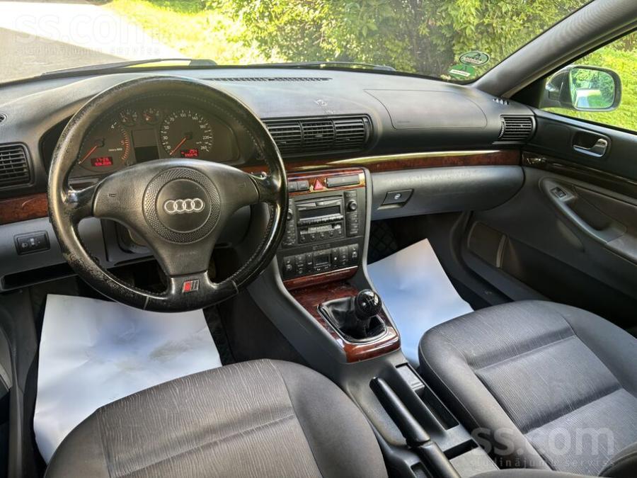 Green Audi A4 2000 in Riga, with an engine capacity of 1.90 L and mileage of 391 thousand km for 2690 €, photo 17 on AUTOMOTO.COM.LV