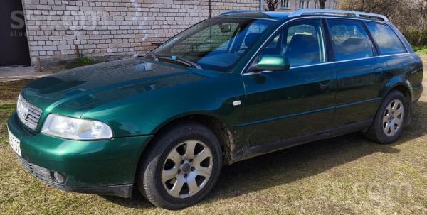 Green Audi A4 2000 in Rezekne, with an engine capacity of 1.90 L and mileage of 425 thousand km for 650 €, photo 1 on AUTOMOTO.COM.LV