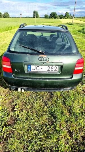 Green Audi A4 2000 in Jekabpils, with an engine capacity of 1.90 L and mileage of 424 thousand km for 1200 €, photo 4 on AUTOMOTO.COM.LV