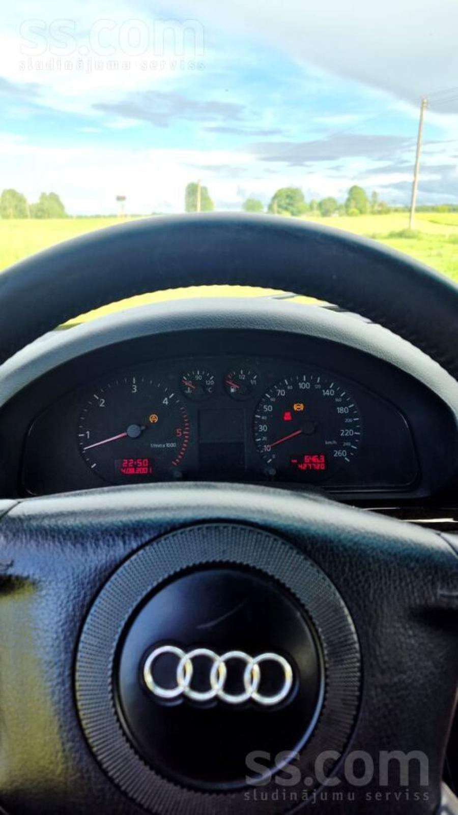 Green Audi A4 2000 in Jekabpils, with an engine capacity of 1.90 L and mileage of 424 thousand km for 1200 €, photo 7 on AUTOMOTO.COM.LV