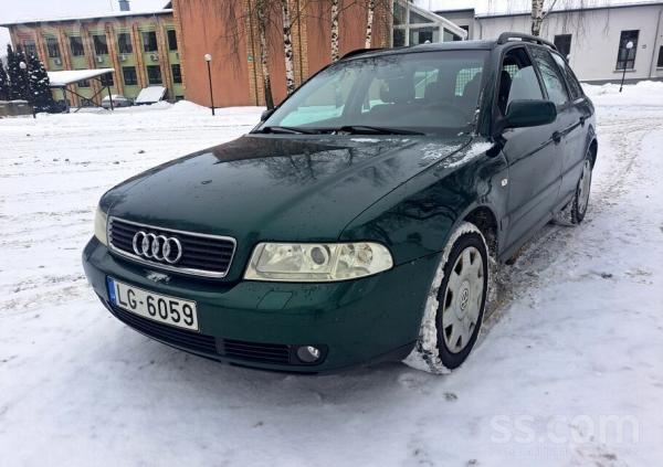 Green Audi A4 2001 in Jekabpils, with an engine capacity of 1.80 L and mileage of 249 thousand km for 1350 €, photo 8 on AUTOMOTO.COM.LV