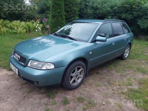 Zaļš Audi A4 2001 Rēzekne, ar dzinēja tilpumu 1.90 L un nobraukumu 400 tūkst. km par 1550 €, foto  vietnē AUTOMOTO.COM.LV
