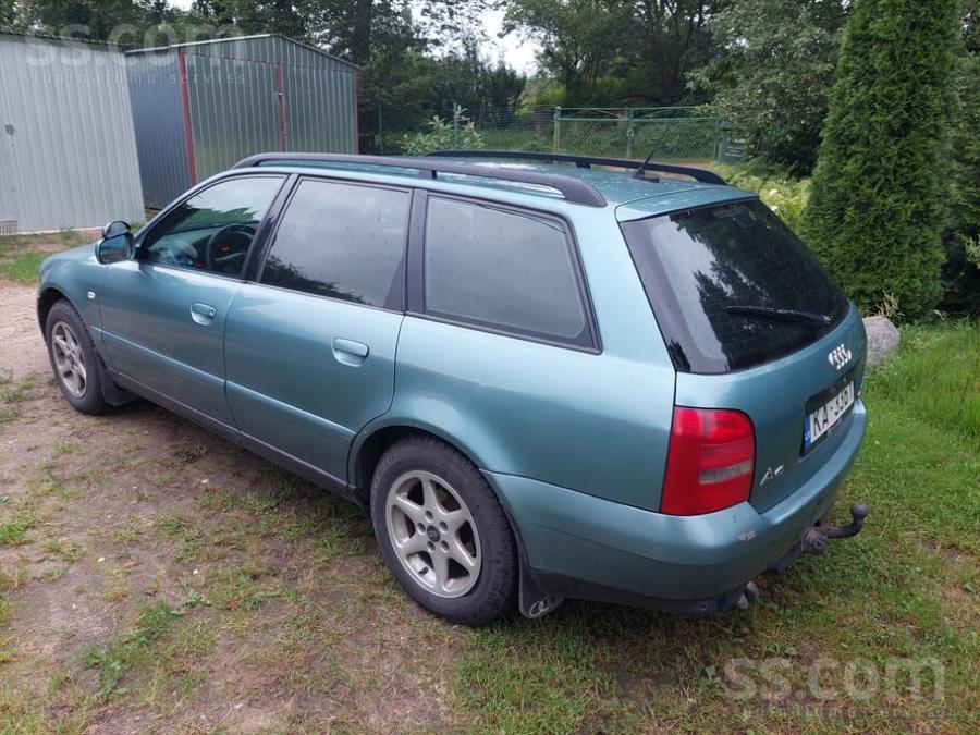 Zaļš Audi A4 2001 Rēzekne, ar dzinēja tilpumu 1.90 L un nobraukumu 400 tūkst. km par 1550 €, foto 3 vietnē AUTOMOTO.COM.LV