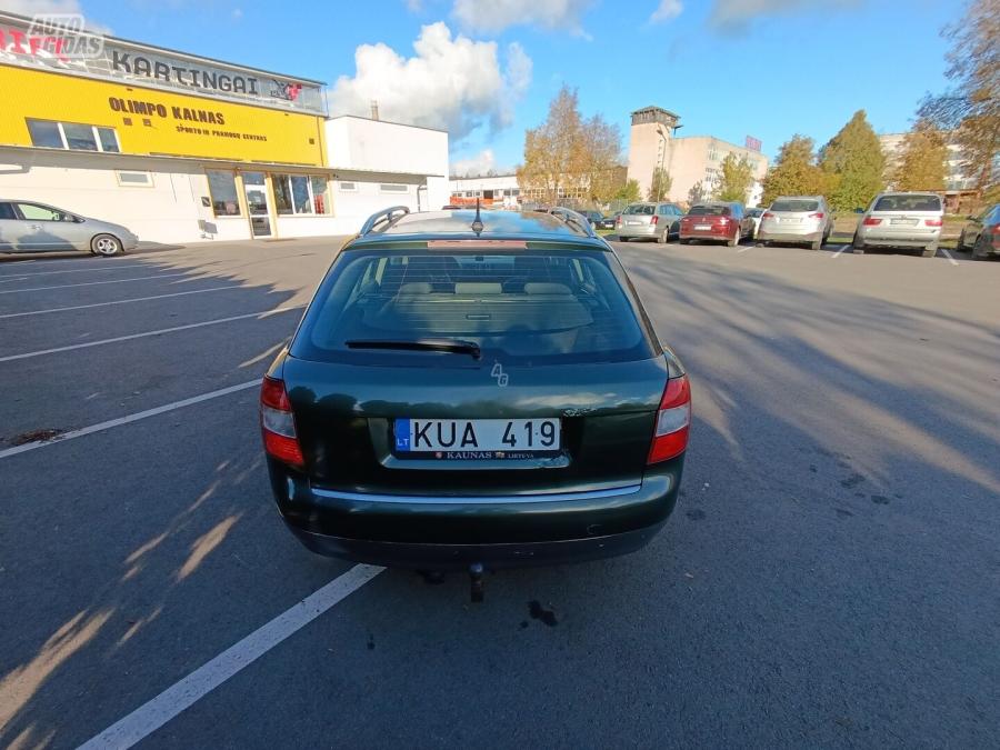Zaļš Audi A4 2001 Alīta, ar dzinēja tilpumu 1.90 L un nobraukumu 386 tūkst. km par 840 €, foto 8 vietnē AUTOMOTO.COM.LV