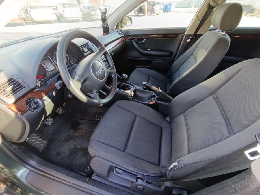Zaļš Audi A4 2001 Alīta, ar dzinēja tilpumu 1.90 L un nobraukumu 386 tūkst. km par 840 €, foto 10 vietnē AUTOMOTO.COM.LV