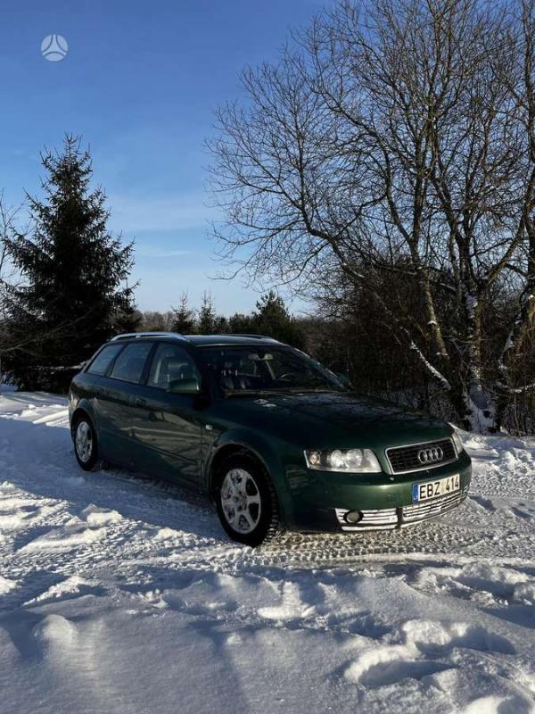 Green Audi A4 2002 in Kedainiai, with an engine capacity of 1.90 L and mileage of 377 thousand km for 1800 €, photo 1 on AUTOMOTO.COM.LV