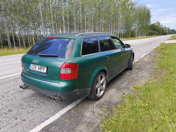 Green Audi A4 2002 in Viljandi, with an engine capacity of 3.00 L and mileage of 325 thousand km for 1650 €, photo 3 on AUTOMOTO.COM.LV