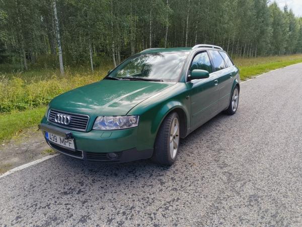 Green Audi A4 2002 in Viljandi, with an engine capacity of 3.00 L and mileage of 325 thousand km for 1650 €, photo 9 on AUTOMOTO.COM.LV