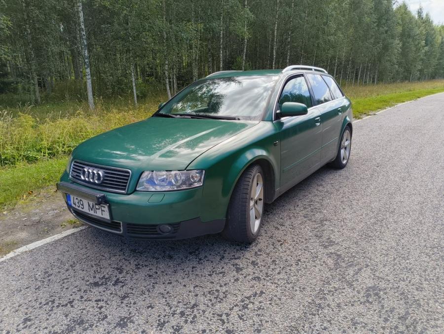 Зеленый Ауди А4 2002 в Вильянди, объемом двигателя 3.00 л и пробегом 325 тыс. км за 1650 €, фото 10 на AUTOMOTO.COM.LV