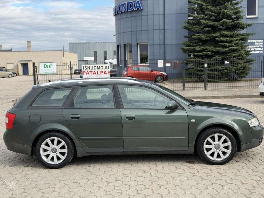 Zaļš Audi A4 2002 Šauļi, ar dzinēja tilpumu 1.90 L un nobraukumu 420 tūkst. km par 2500 €, foto 8 vietnē AUTOMOTO.COM.LV