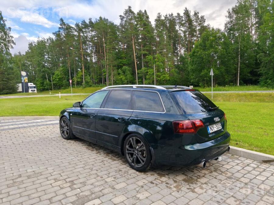 Green Audi A4 2006 in Madona, with an engine capacity of 1.90 L and mileage of 339 thousand km for 3590 €, photo 5 on AUTOMOTO.COM.LV