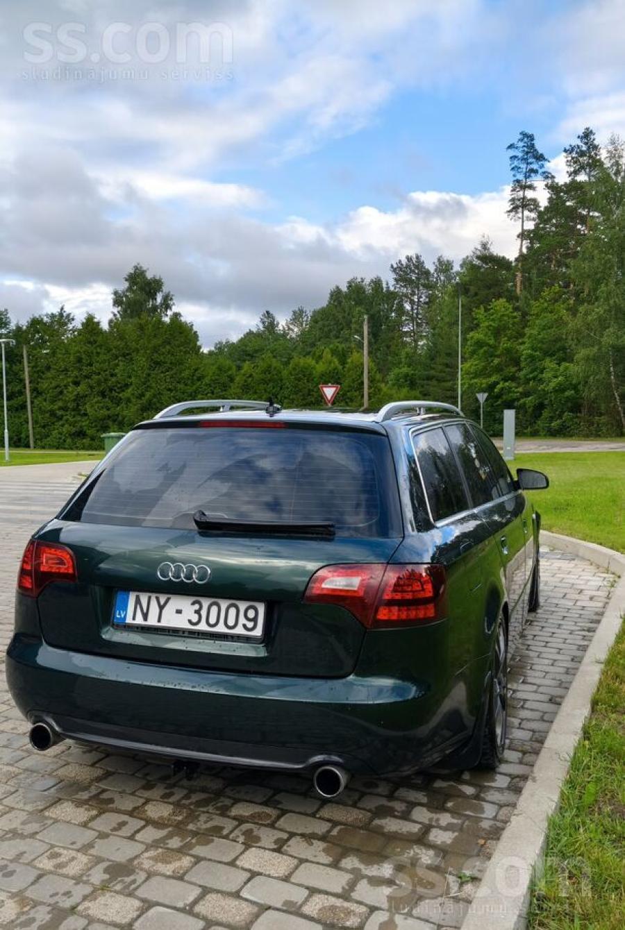 Green Audi A4 2006 in Madona, with an engine capacity of 1.90 L and mileage of 339 thousand km for 3590 €, photo 11 on AUTOMOTO.COM.LV