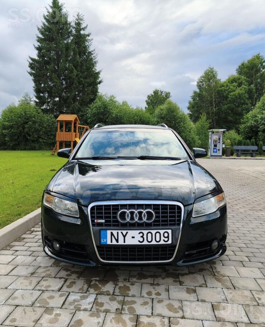 Green Audi A4 2006 in Madona, with an engine capacity of 1.90 L and mileage of 339 thousand km for 3590 €, photo 14 on AUTOMOTO.COM.LV